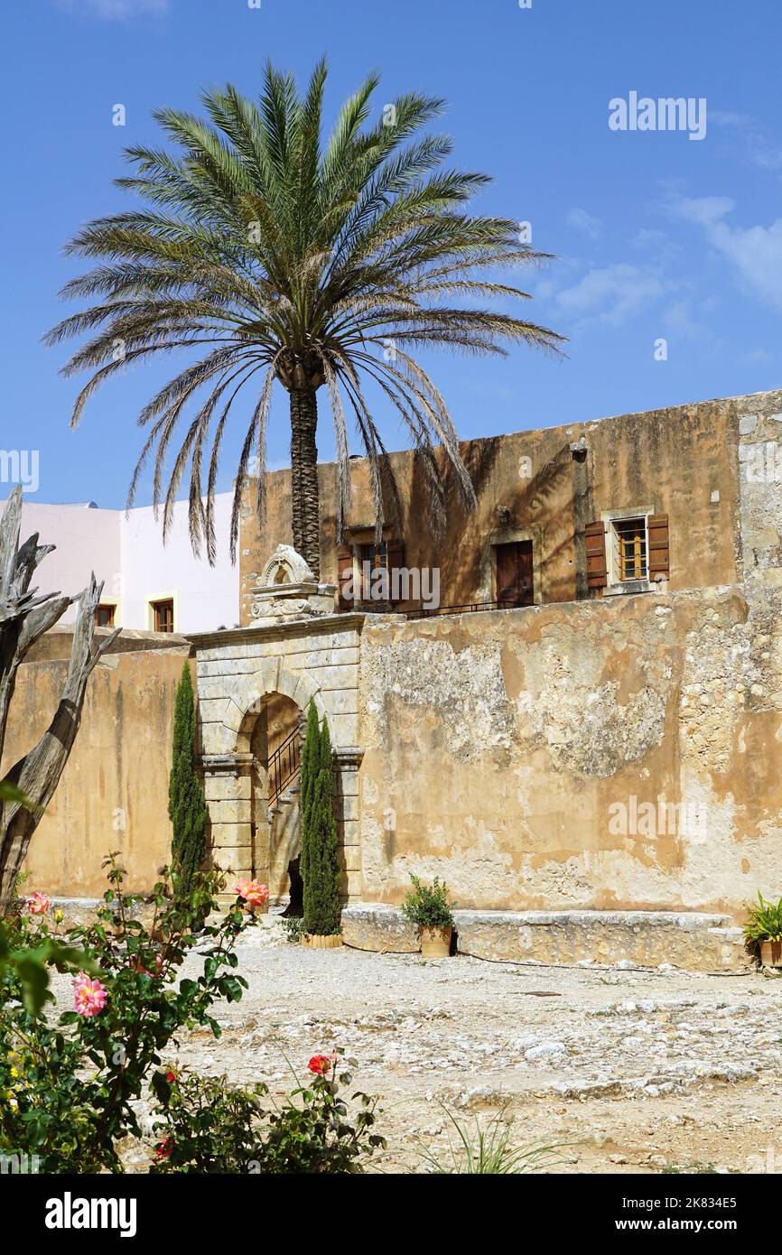 Arkadi Monastery, Crete, Greece, Europe Stock Photo - Alamy