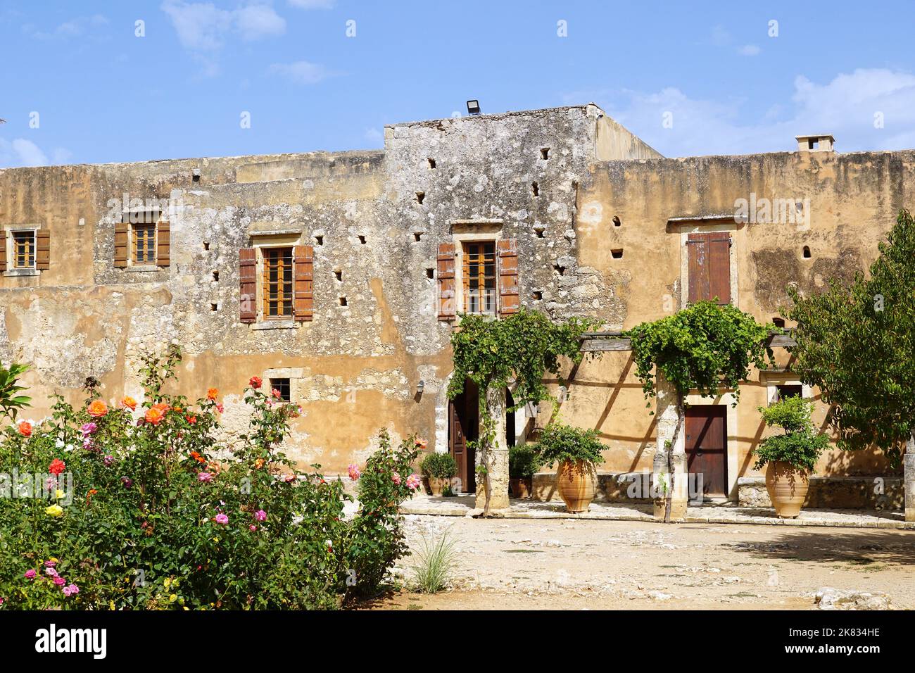 Arkadi Monastery, Crete, Greece, Europe Stock Photo - Alamy