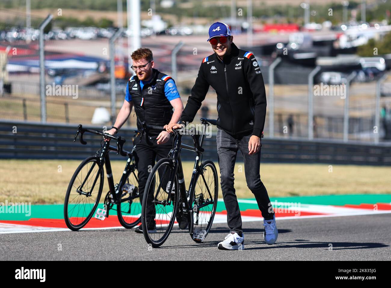 Austin, USA . 20th Oct, 2022. Esteban Ocon (FRA) Alpine F1 Team walks ...