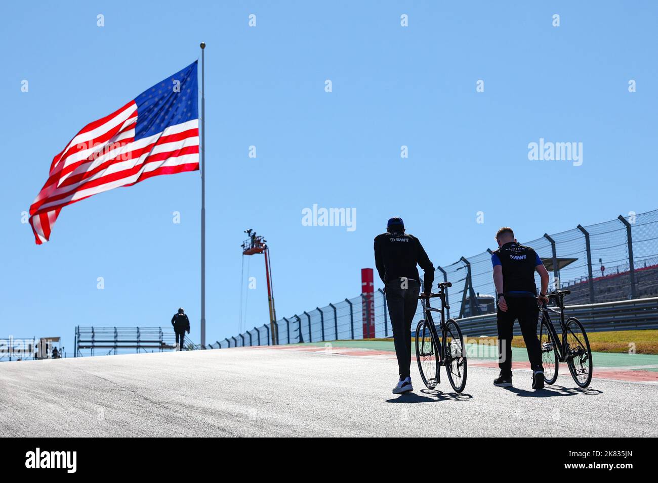 Austin, USA . 20th Oct, 2022. Esteban Ocon (FRA) Alpine F1 Team walks ...