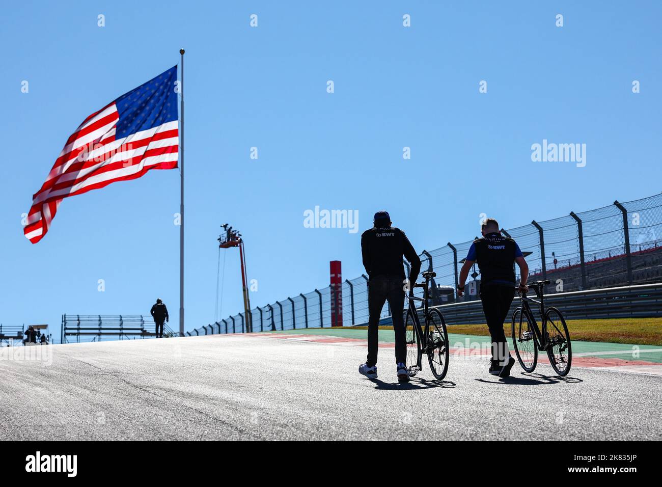 Austin, USA . 20th Oct, 2022. Esteban Ocon (FRA) Alpine F1 Team walks ...