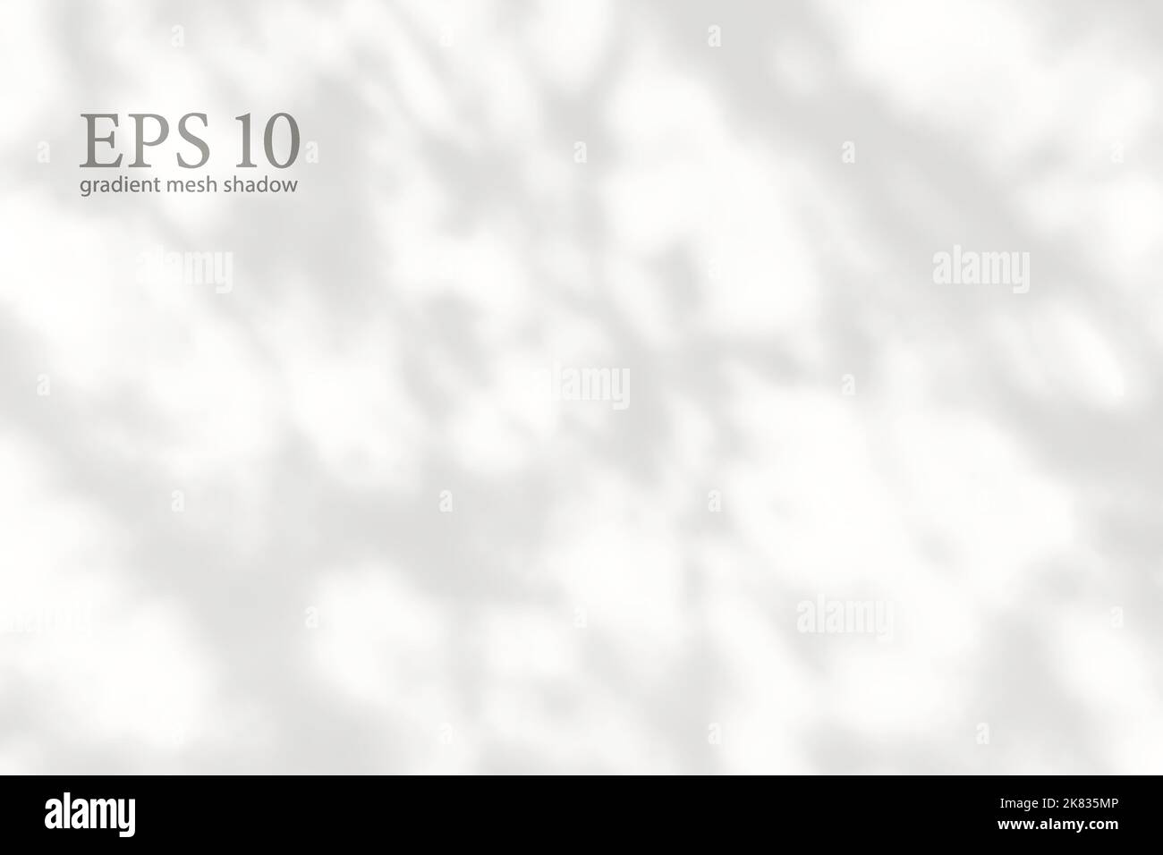 Transparent natural plant shadow. Light effect overlay. Mesh grid ...