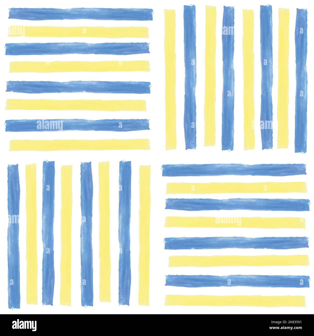 Watercolor stripe background with primary colors Stock Vector Image ...