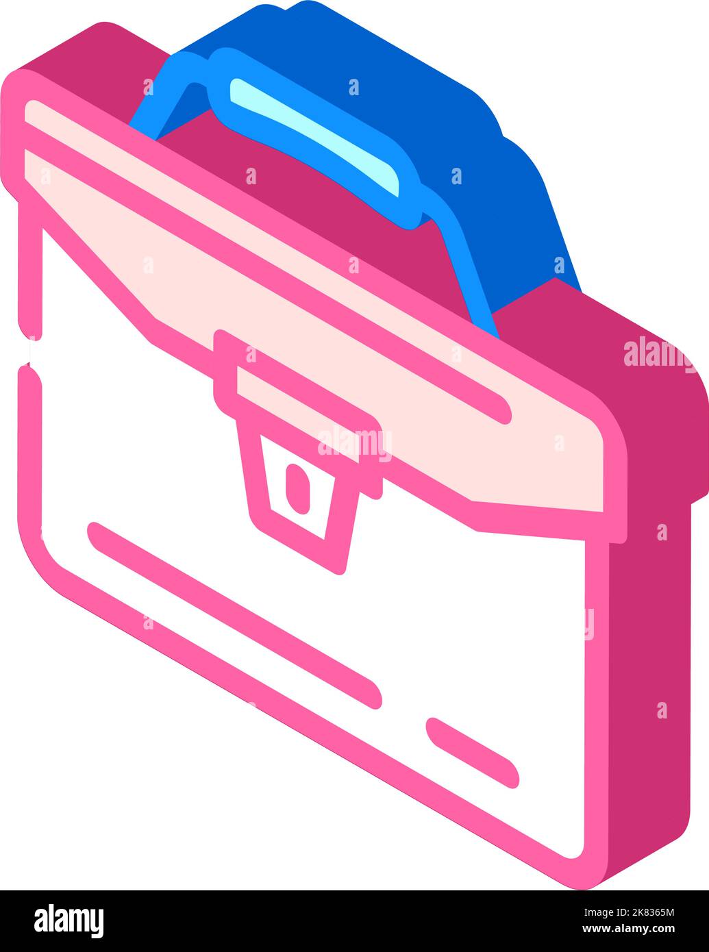 portfolio folder isometric icon vector illustration Stock Vector Image ...