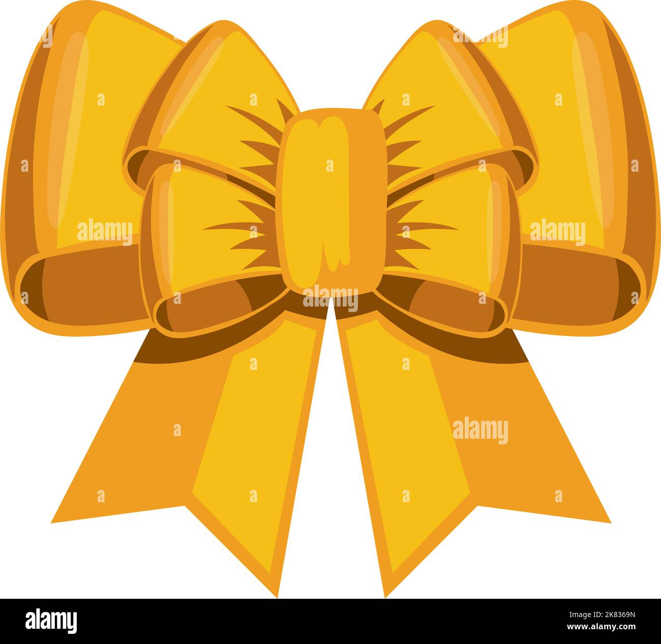 yellow bow icon Stock Vector Image & Art - Alamy