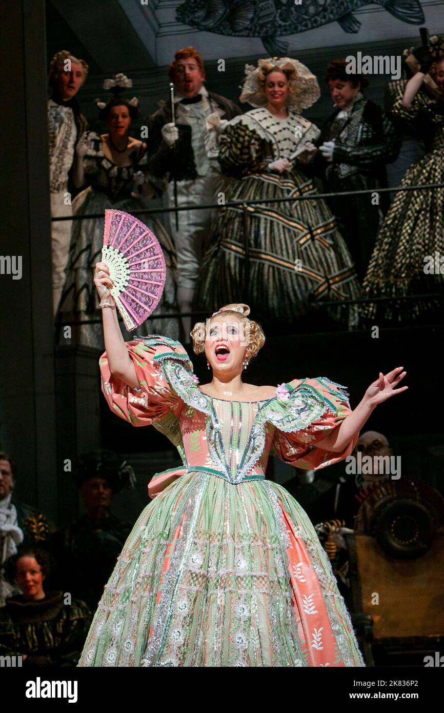 Ekaterina Lekhina (Olympia) in LES CONTES D'HOFFMANN at The Royal Opera ...