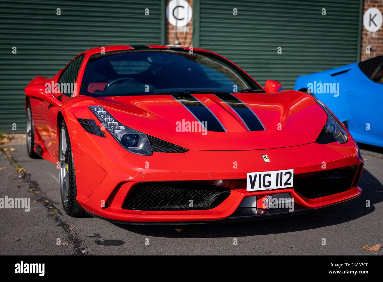Ferrari 458 Speciale ‘VIG 112’ on display at the Poster Cars ...