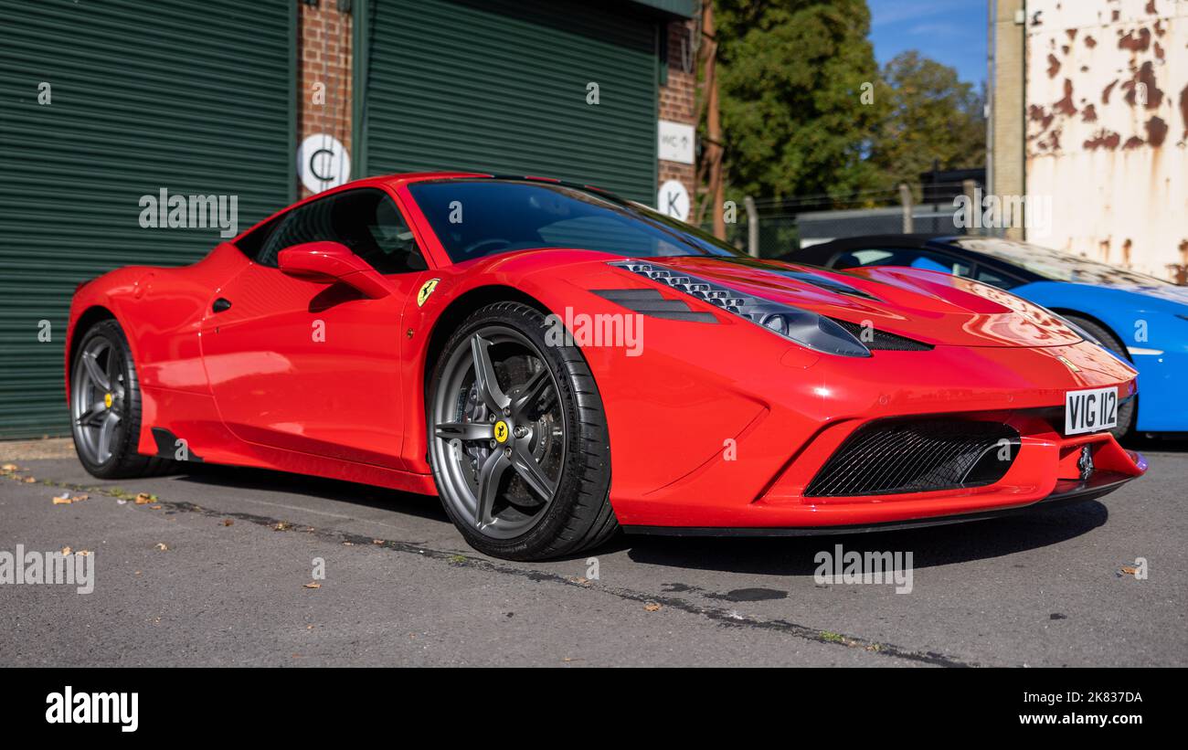 Ferrari 458 Speciale ‘VIG 112’ on display at the Poster Cars ...