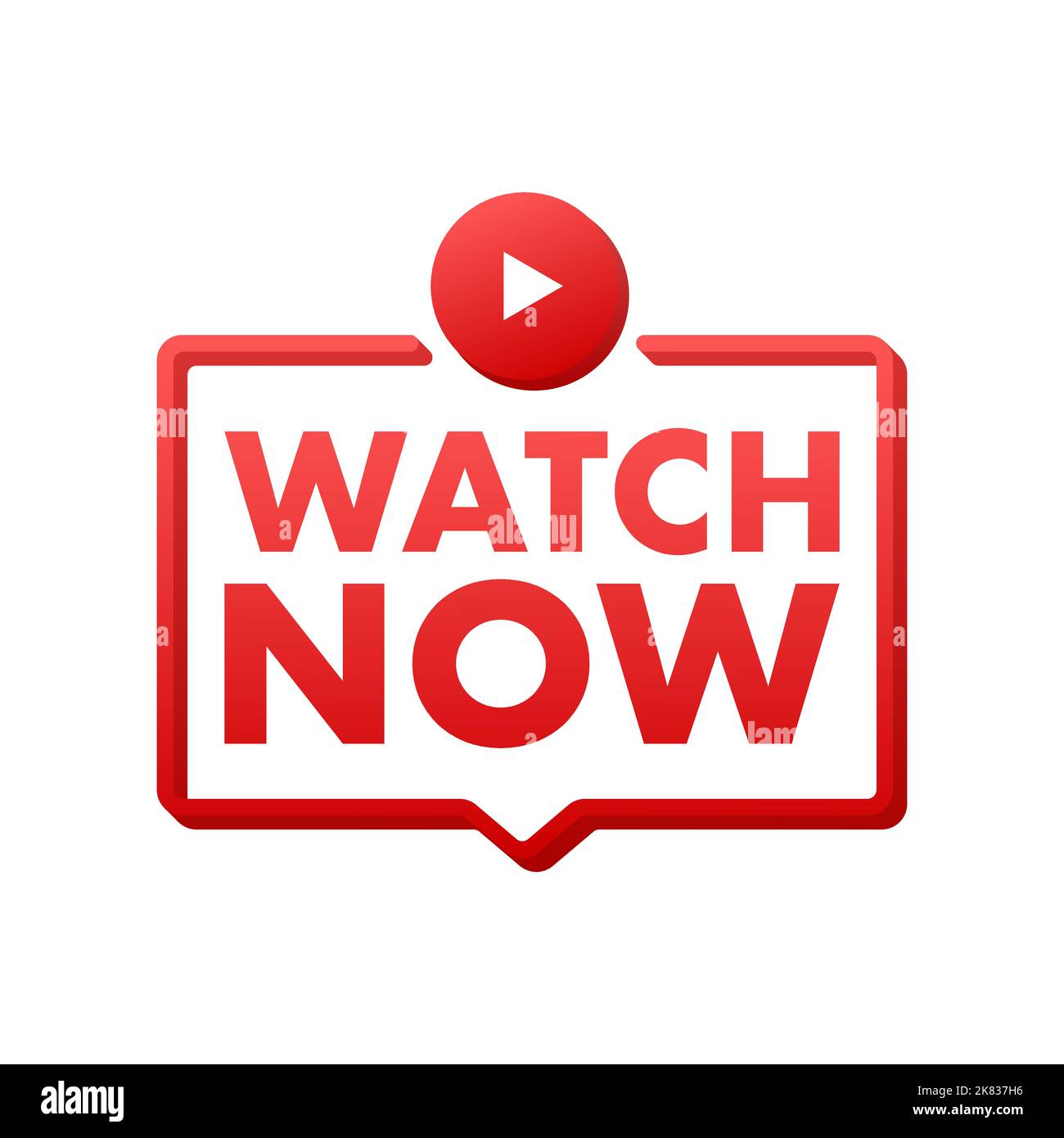 Watch live Badge, icon, stamp, logo. Vector illustration Stock Vector ...