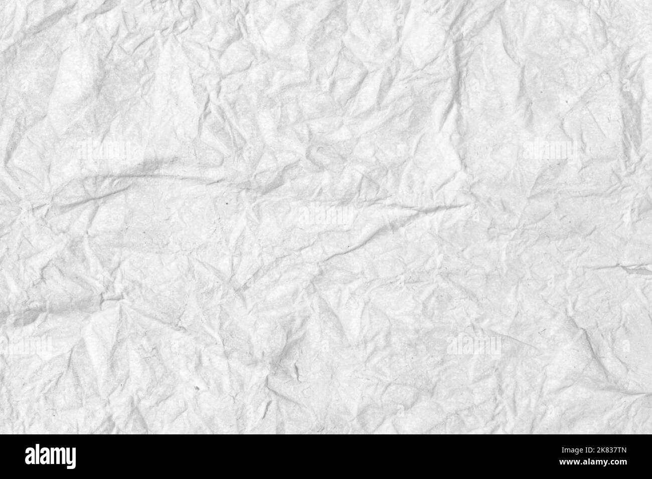 White Crumpled paper background texture. Full frame Stock Photo - Alamy