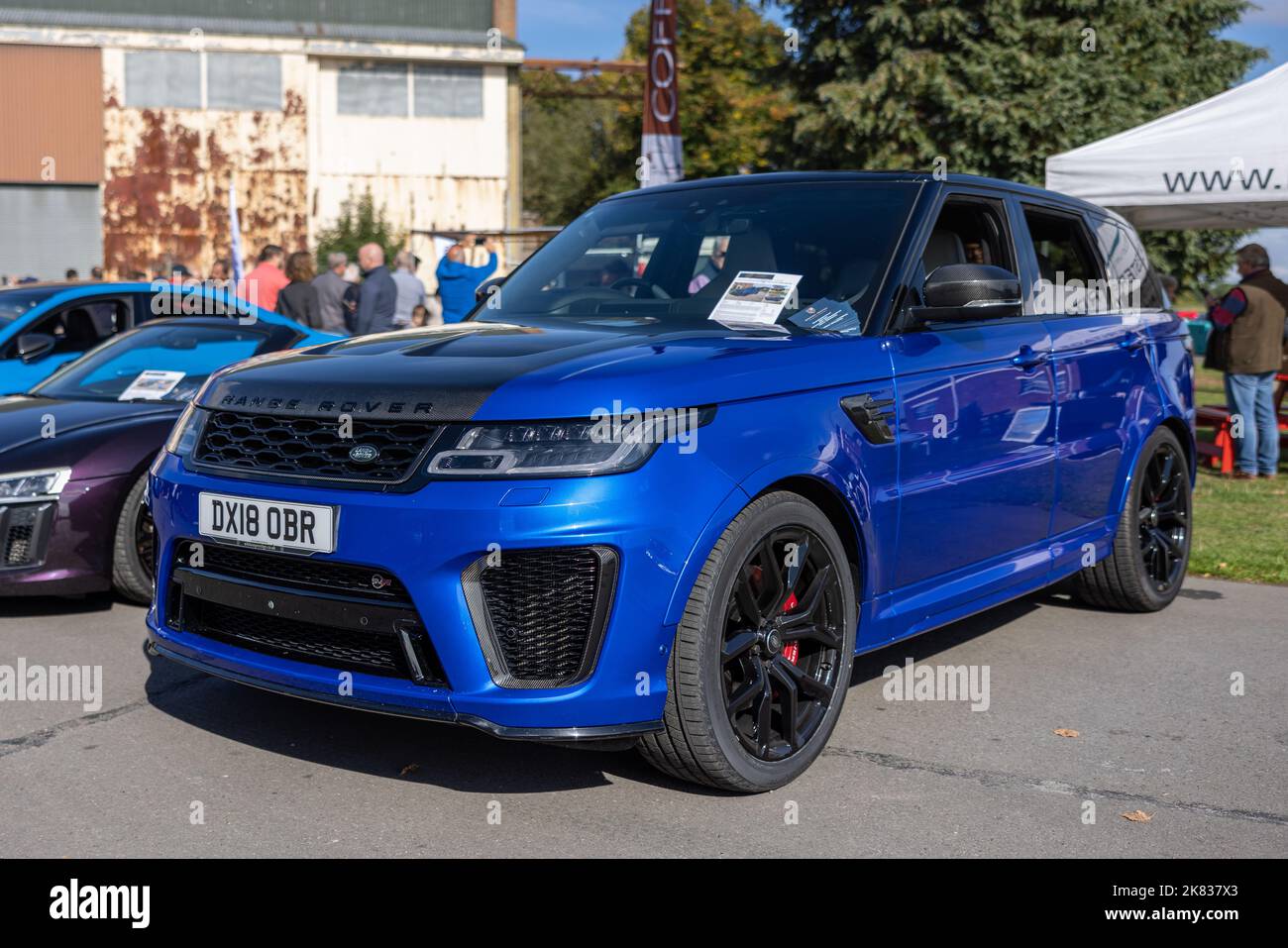 2018 Range Rover Sport SVR, on display at the Poster Cars & Supercars ...