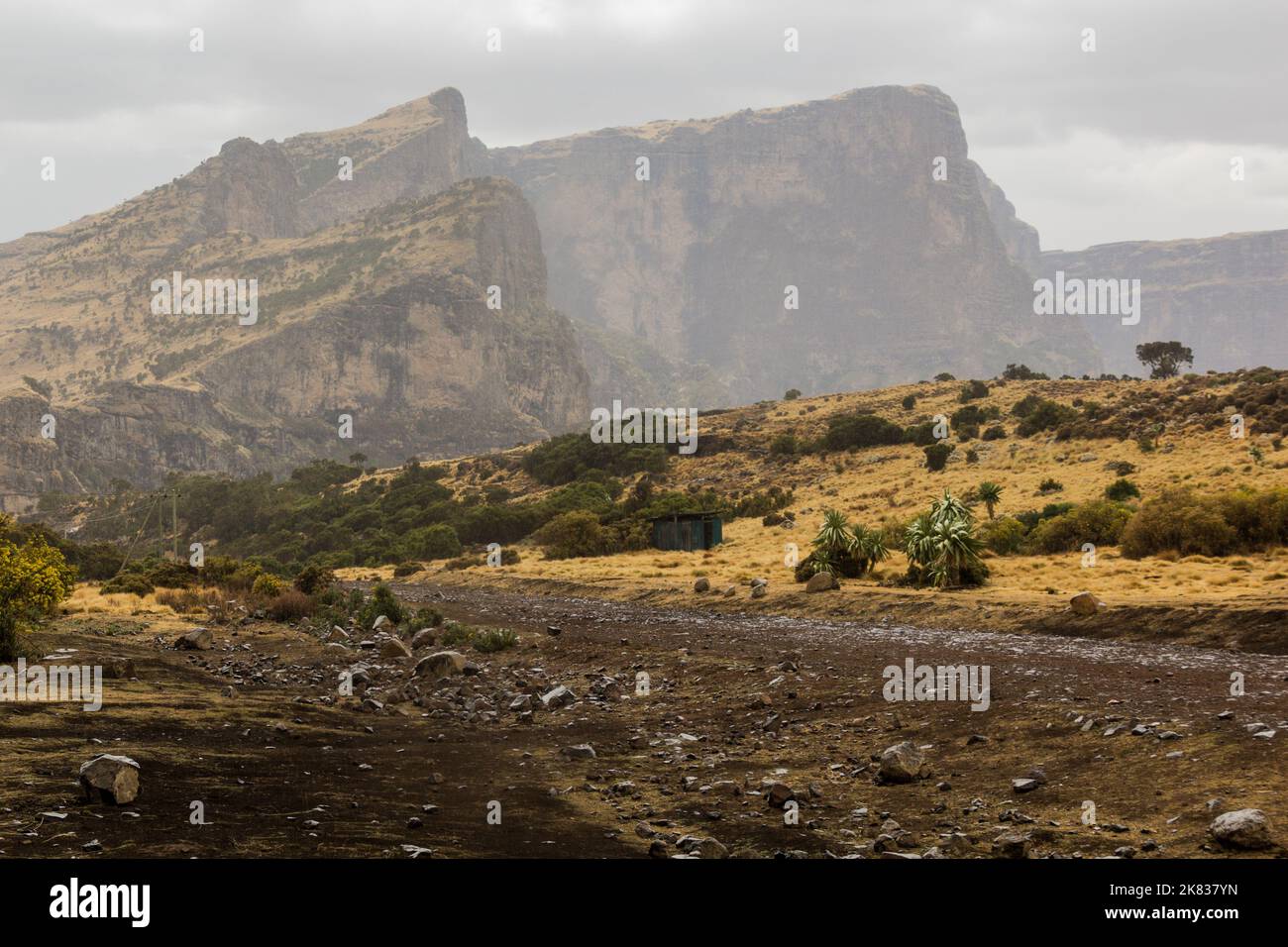 Landscape of Simien mountains, Ethiopia Stock Photo - Alamy