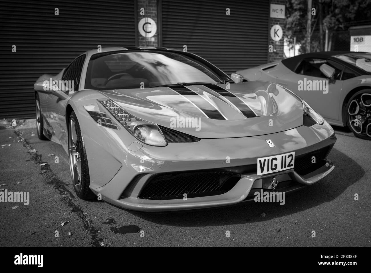 Ferrari 458 Speciale ‘VIG 112’ on display at the Poster Cars ...