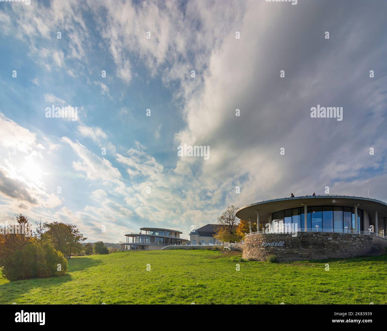 Restaurant weitsicht with lookout roof hi-res stock photography and ...
