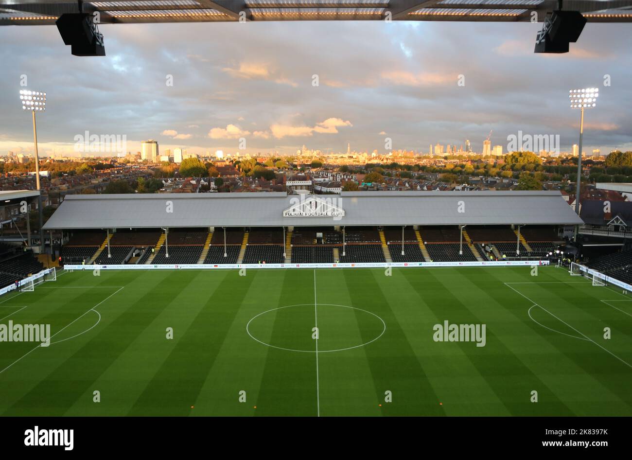 London, UK. 20th Oct, 2022. Views of Johnny Haynes stand with the ...