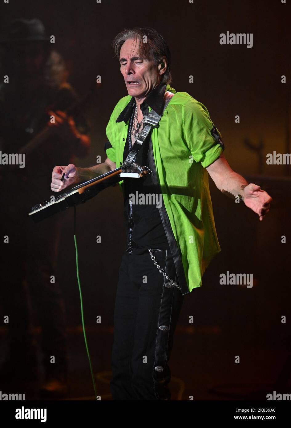 FORT LAUDERDALE, FL - OCTOBER 19: Steve Vai performs during the ...