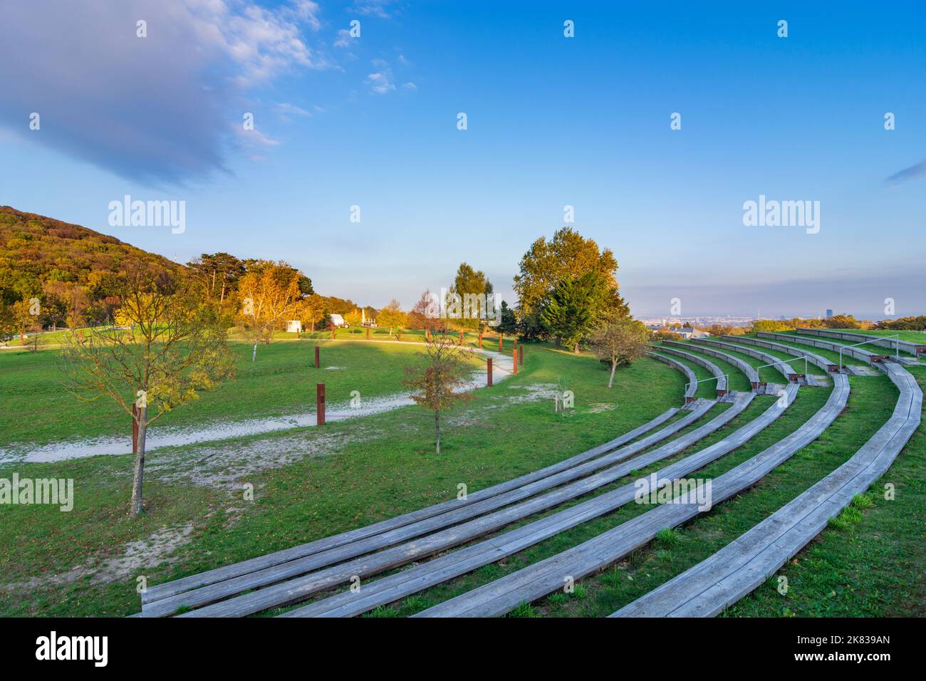 Wien, Vienna: Lebensbaumkreis (Tree of life circle) at Cobenzl in 00 ...