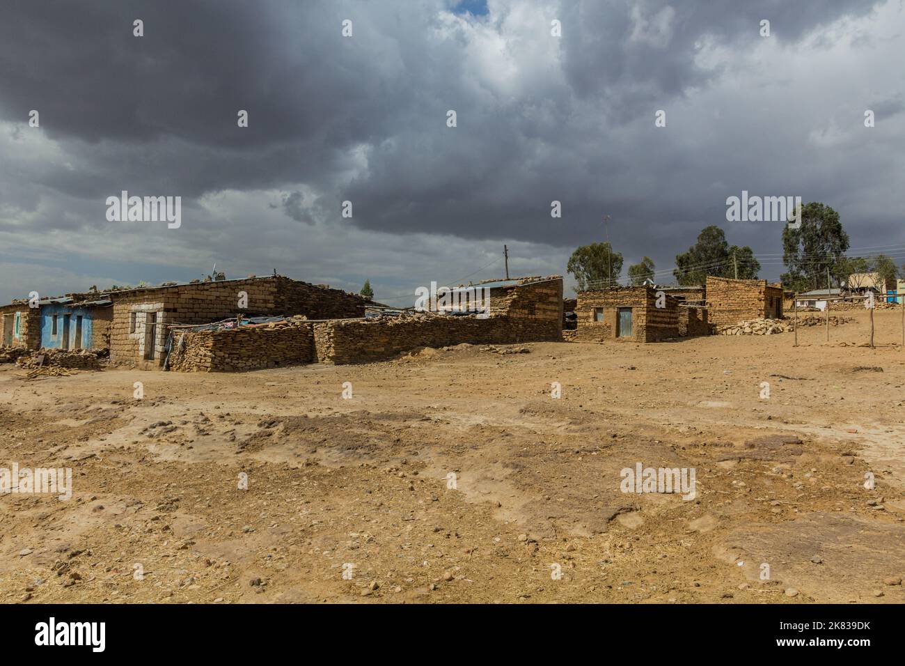 View of Degum village in Tigray region, Ethiopia Stock Photo - Alamy