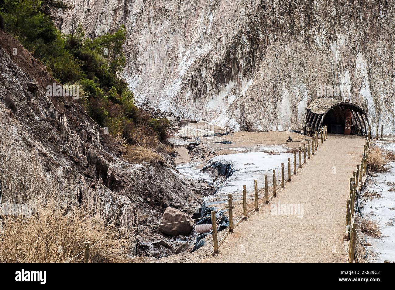 Cardona s Salt Mountain Cultural Park, Spain Stock Photo - Alamy