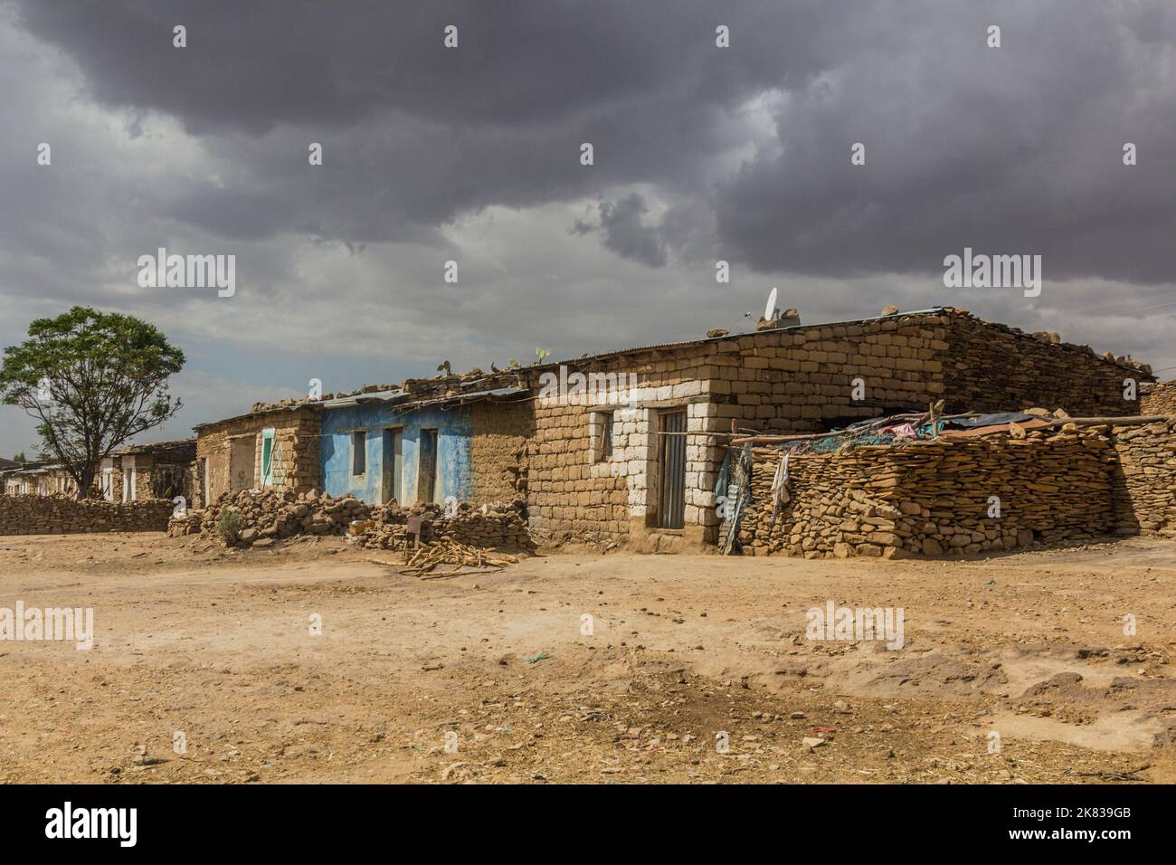 View of Degum village in Tigray region, Ethiopia Stock Photo - Alamy