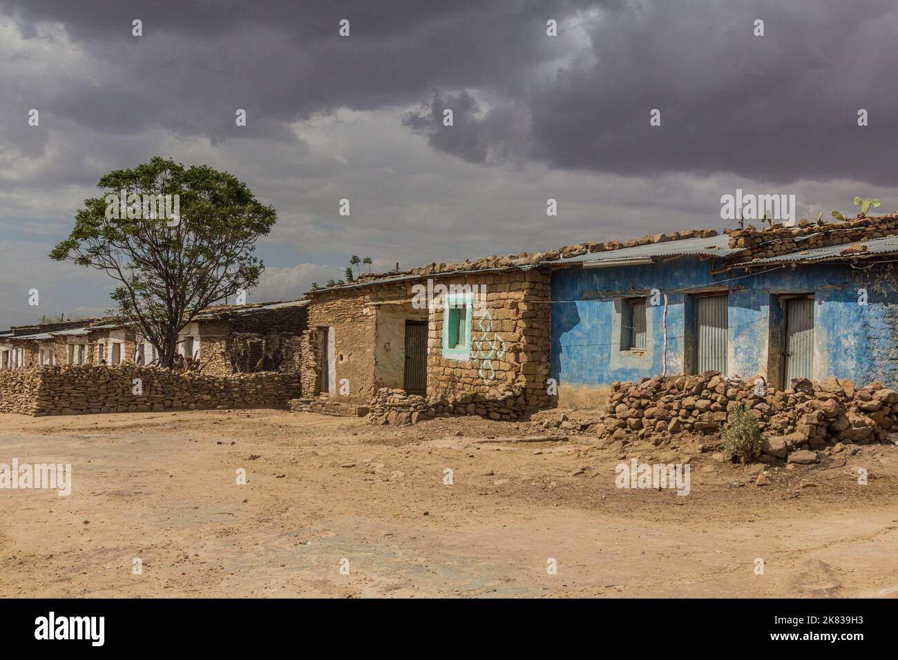 View of Degum village in Tigray region, Ethiopia Stock Photo - Alamy