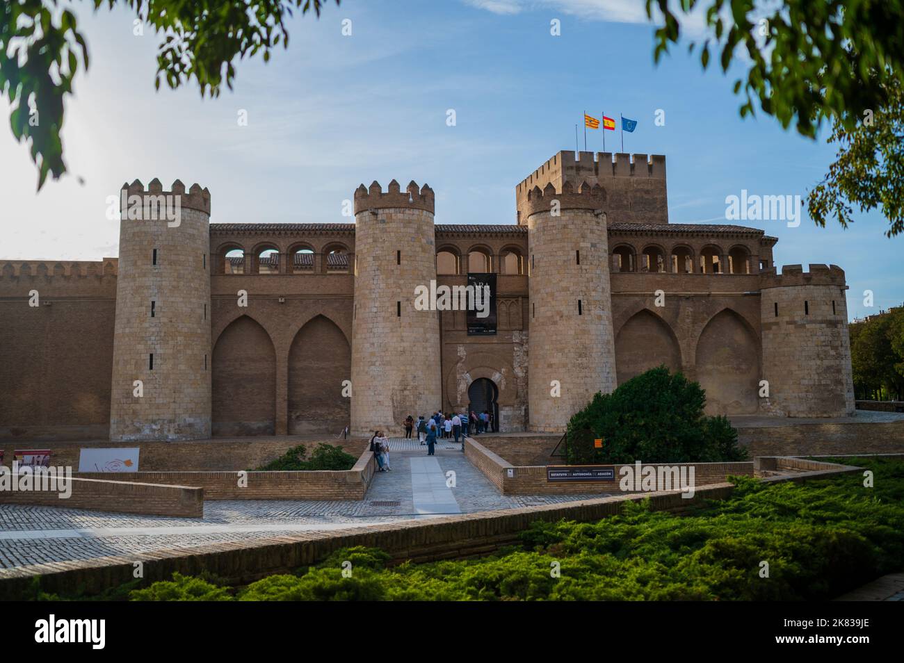 The Aljaferia Palace is a fortified medieval palace built during the ...