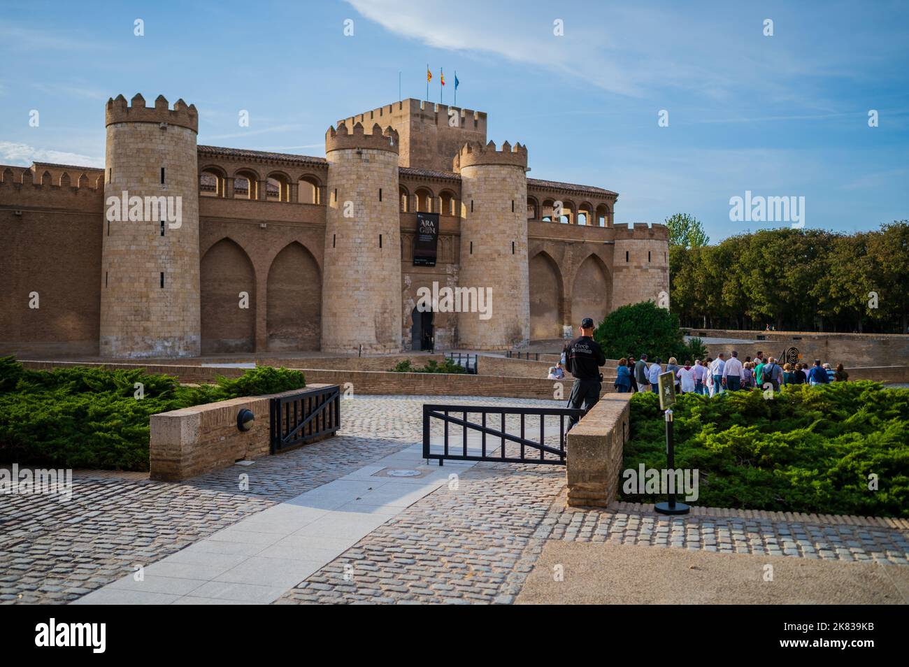 The Aljaferia Palace is a fortified medieval palace built during the ...