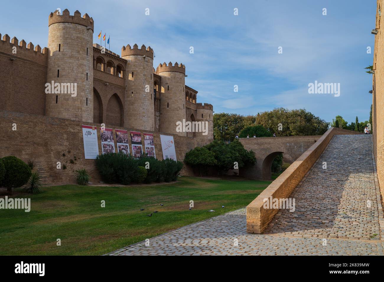 The Aljaferia Palace is a fortified medieval palace built during the ...