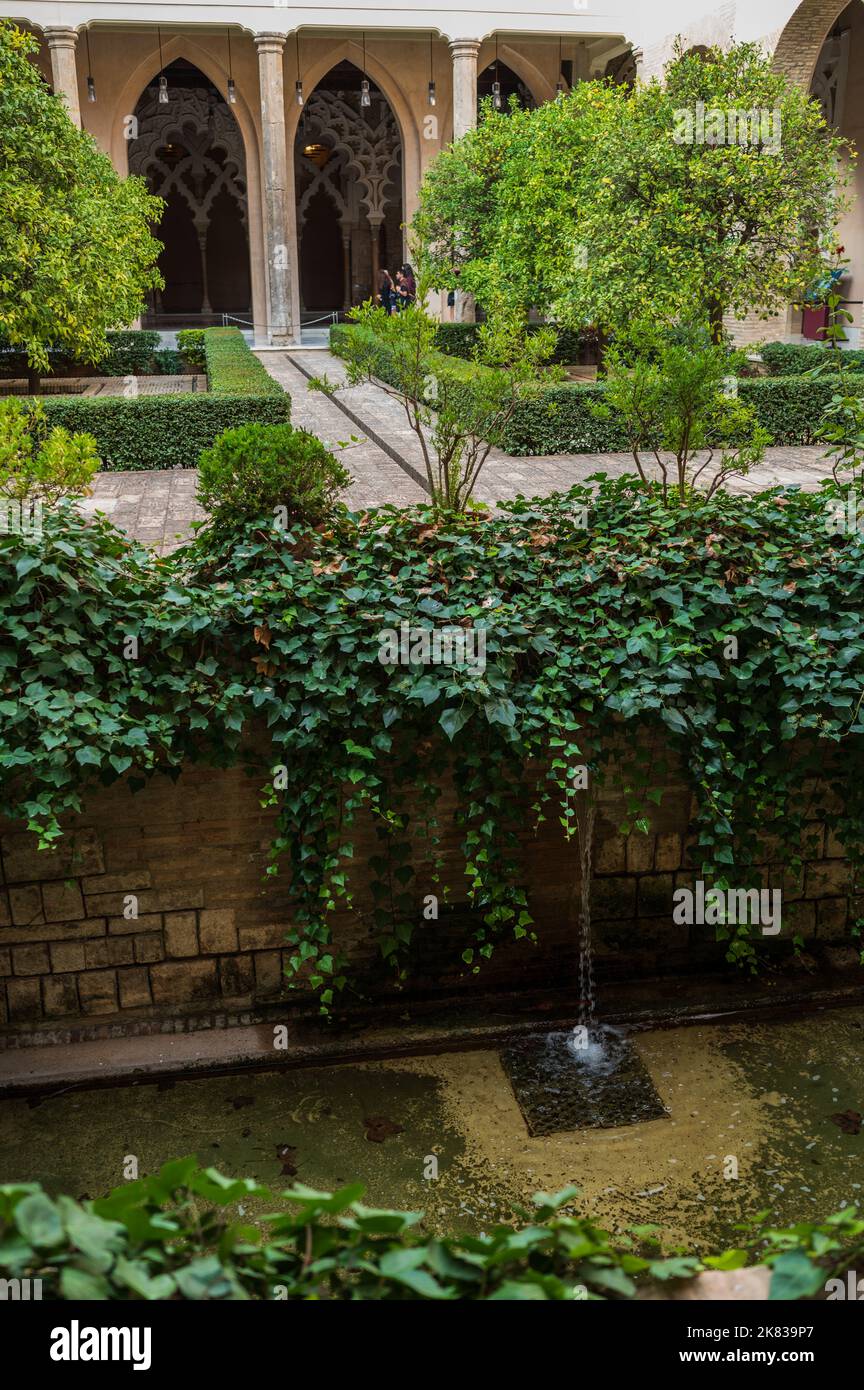 The Aljaferia Palace is a fortified medieval palace built during the ...
