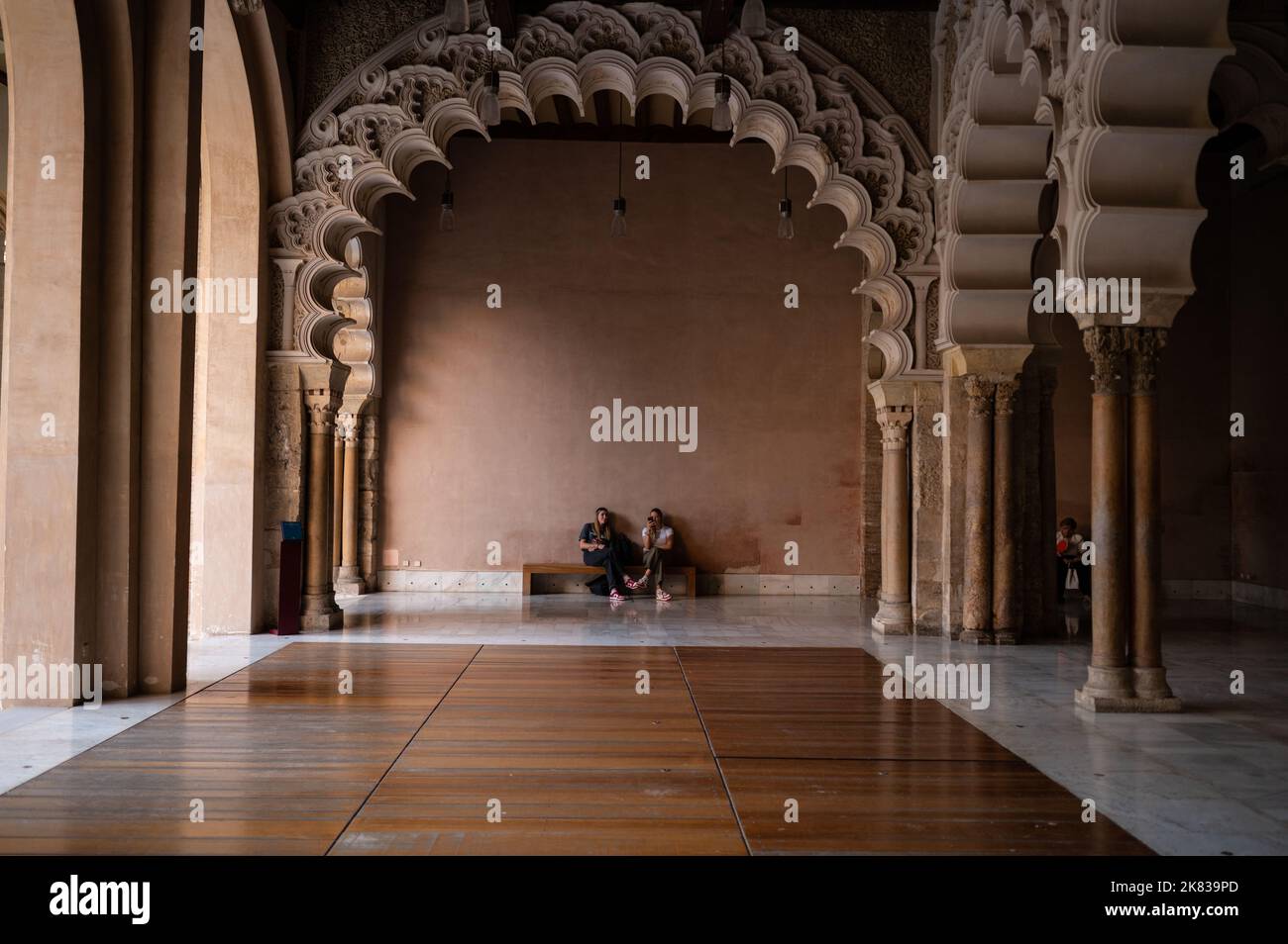 The Aljaferia Palace is a fortified medieval palace built during the ...