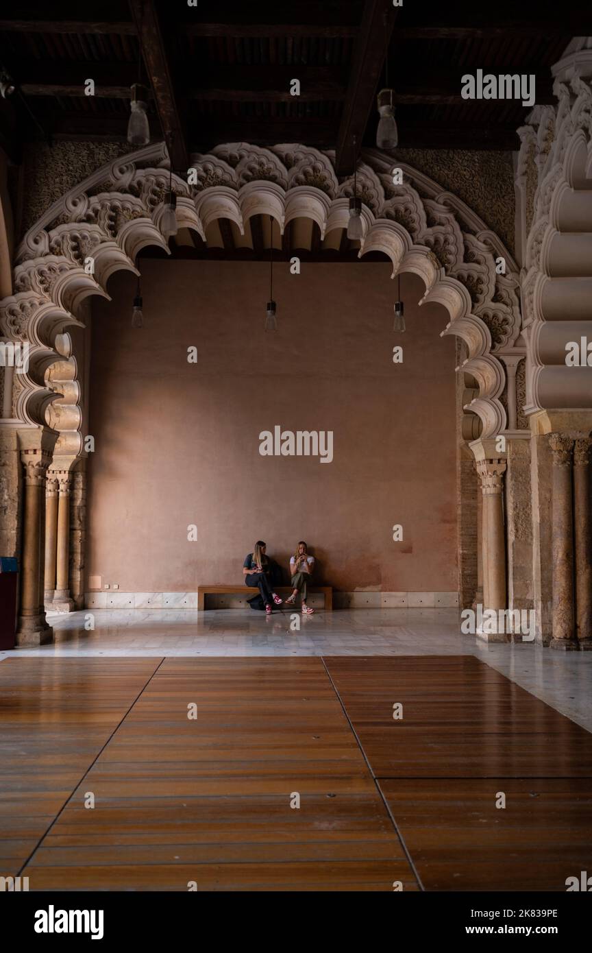 The Aljaferia Palace is a fortified medieval palace built during the ...