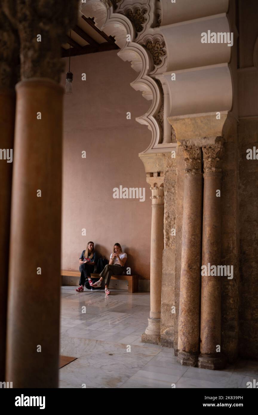 The Aljaferia Palace is a fortified medieval palace built during the ...
