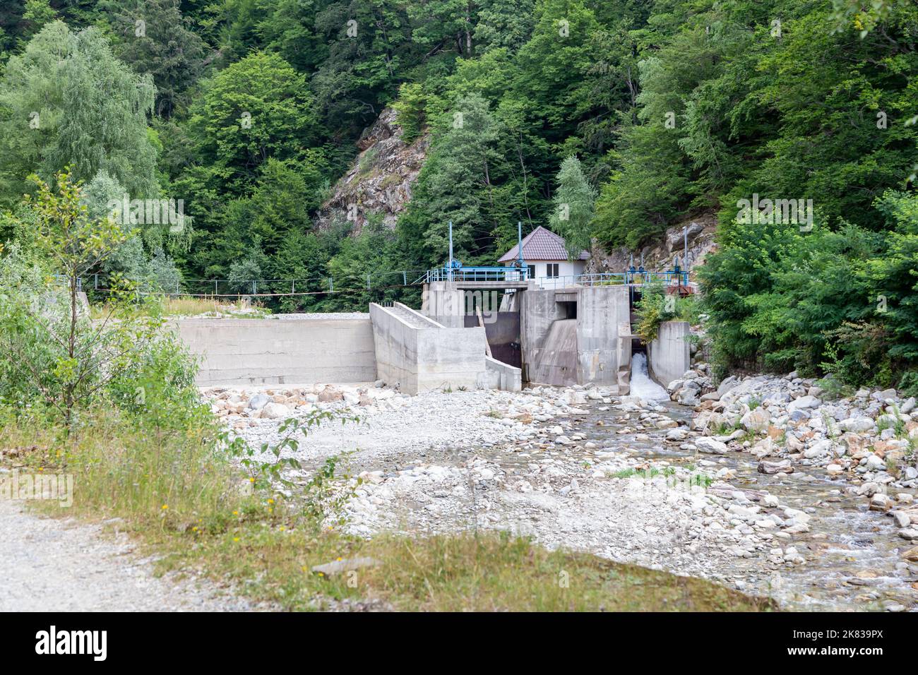 Novaci, Gorj County, Romania – July 24, 2022: The power plant on the ...