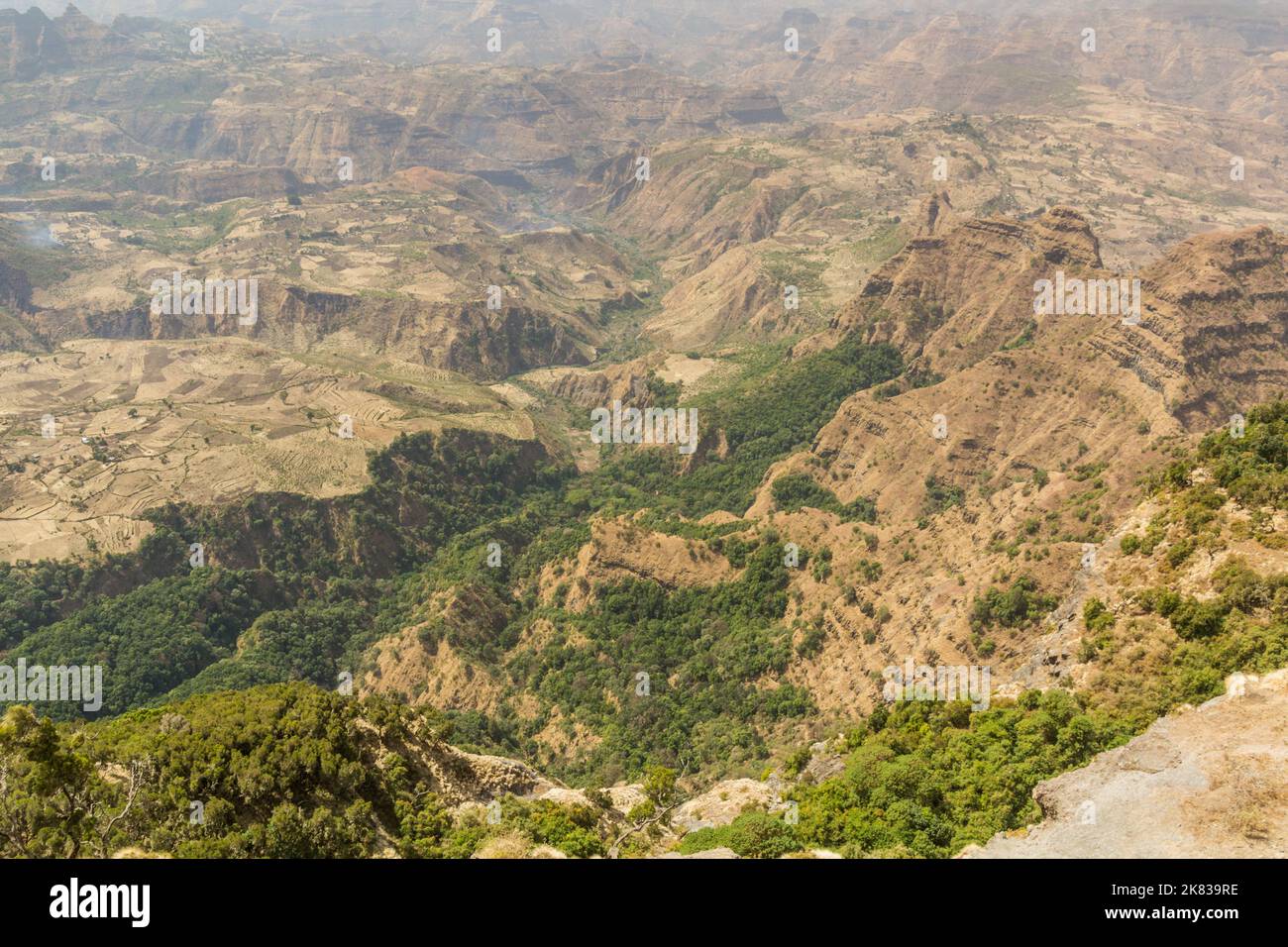 Aerial view of Simien mountains landscape, Ethiopia Stock Photo - Alamy