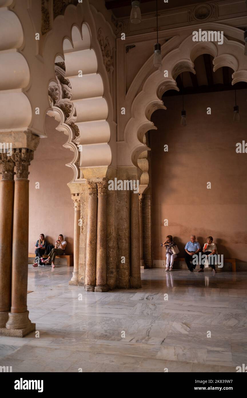 The Aljaferia Palace is a fortified medieval palace built during the ...