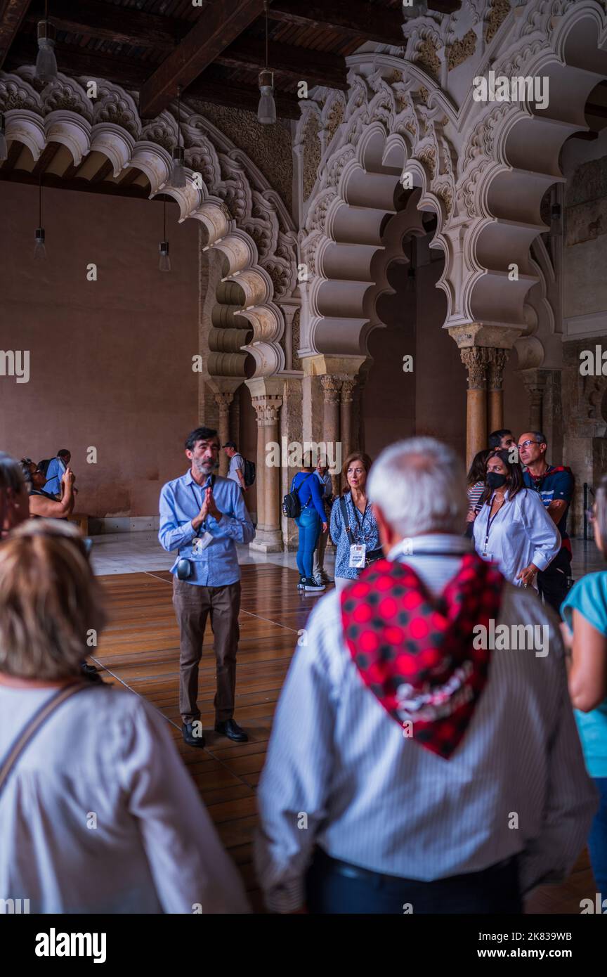 The Aljaferia Palace is a fortified medieval palace built during the ...