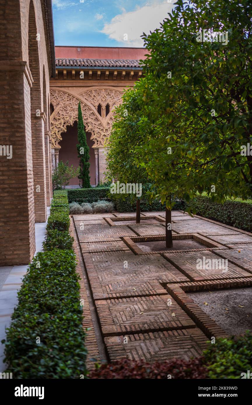 The Aljaferia Palace is a fortified medieval palace built during the ...