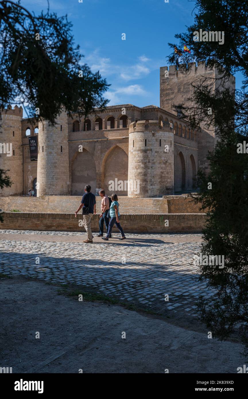 The Aljaferia Palace is a fortified medieval palace built during the ...