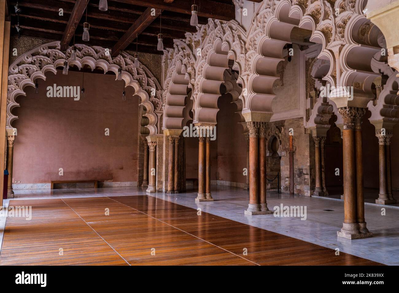 The Aljaferia Palace is a fortified medieval palace built during the ...