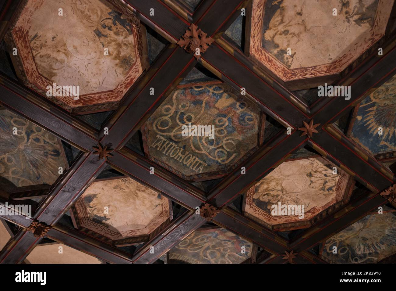 Deliberation room. The Aljaferia Palace is a fortified medieval palace ...