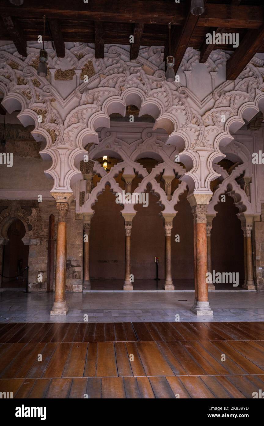 The Aljaferia Palace is a fortified medieval palace built during the ...