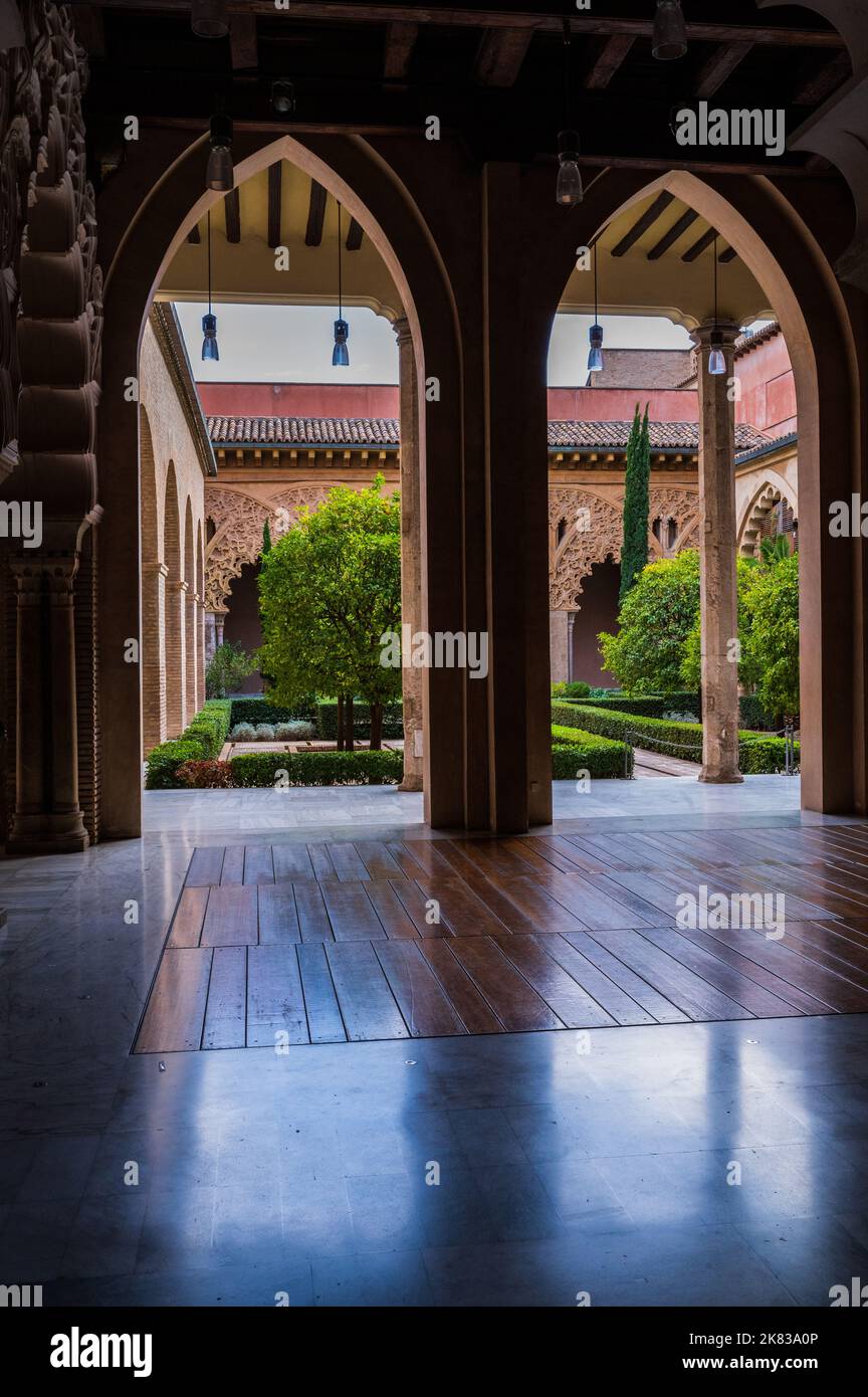 The Aljaferia Palace is a fortified medieval palace built during the ...