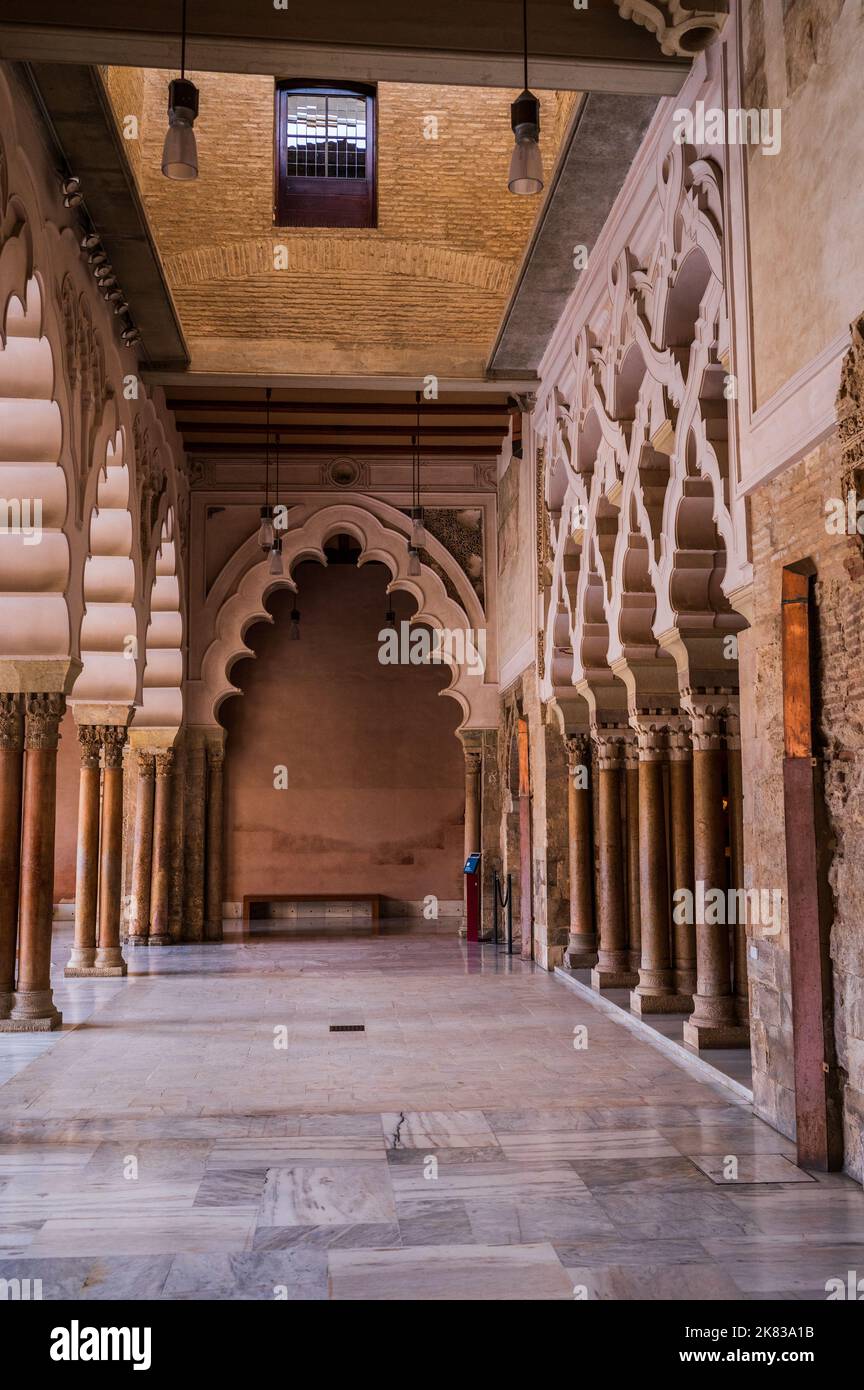 The Aljaferia Palace is a fortified medieval palace built during the ...