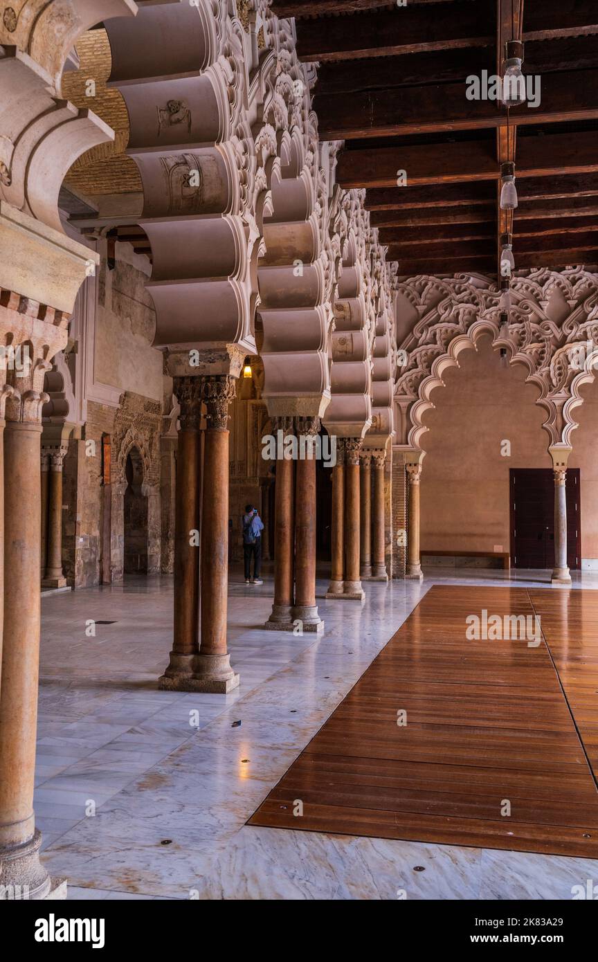 The Aljaferia Palace is a fortified medieval palace built during the ...