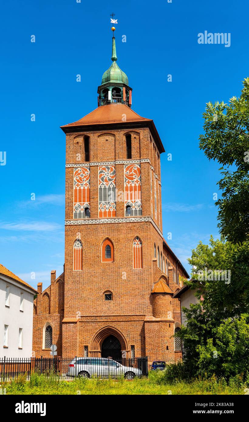 Bartoszyce, Poland - July 13, 2022: St. John Evangelist church Kosciol ...