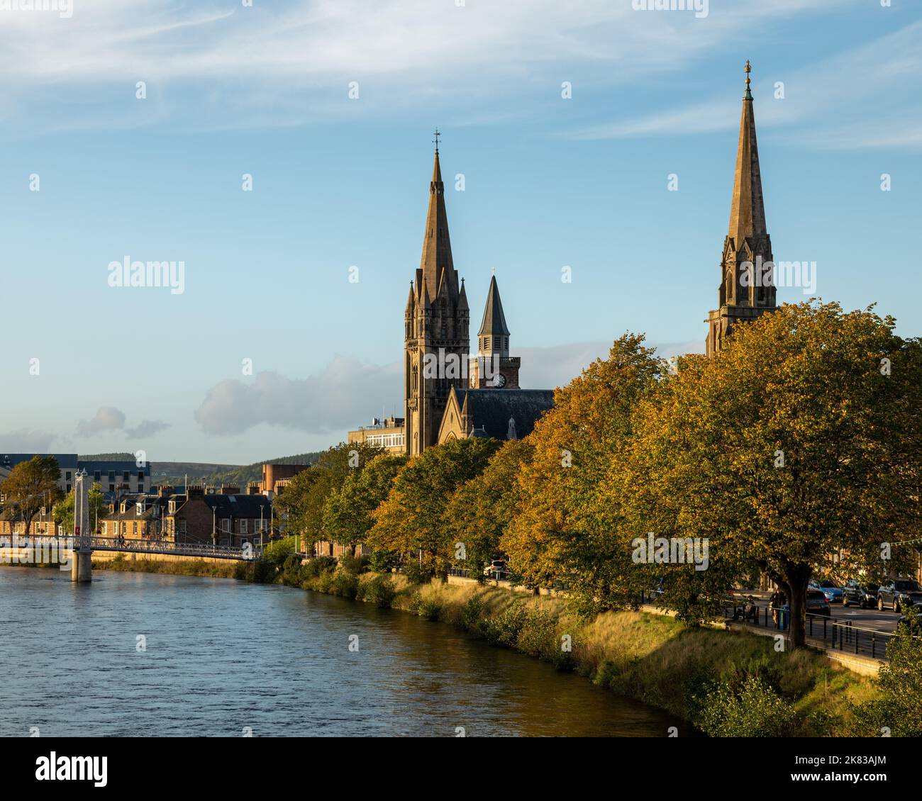 4 October 2022. Inverness, Highlands and Islands, Scotland. This is the ...
