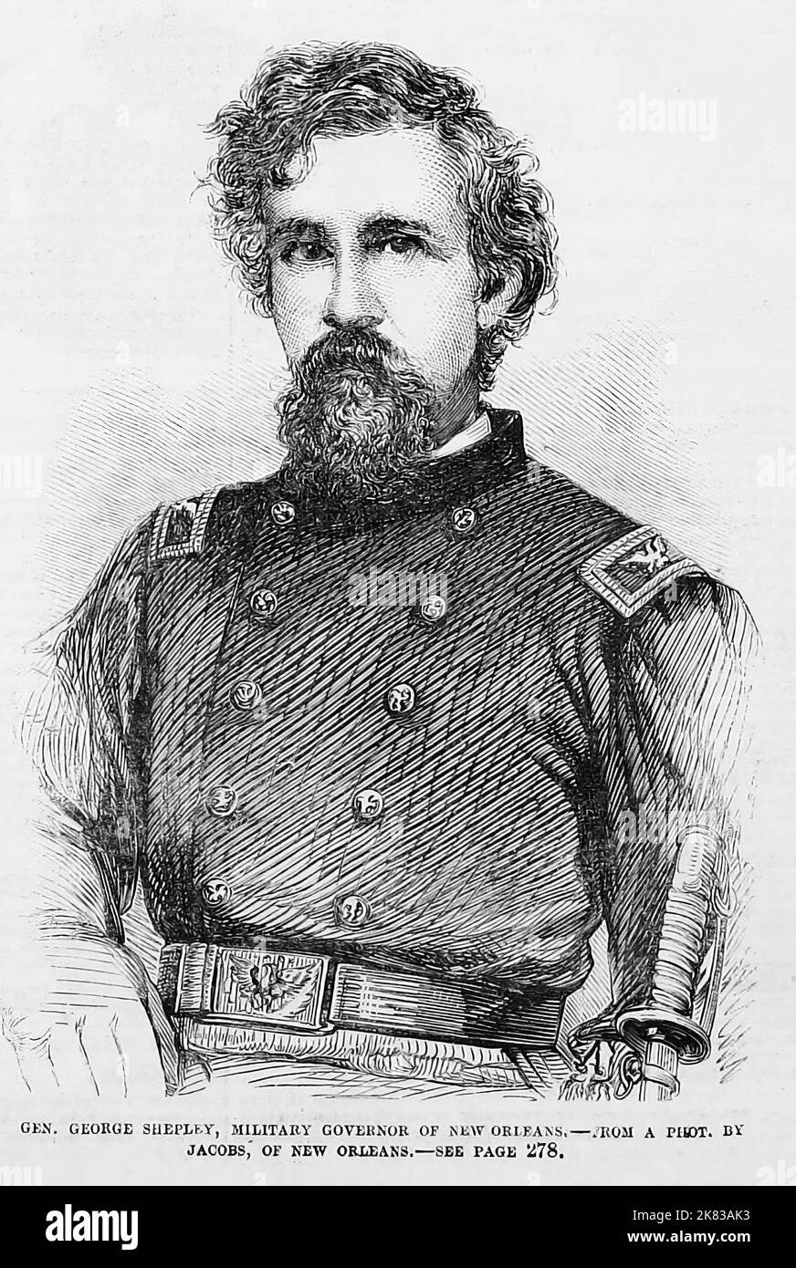 Portrait of General George Foster Shepley, military governor of New ...