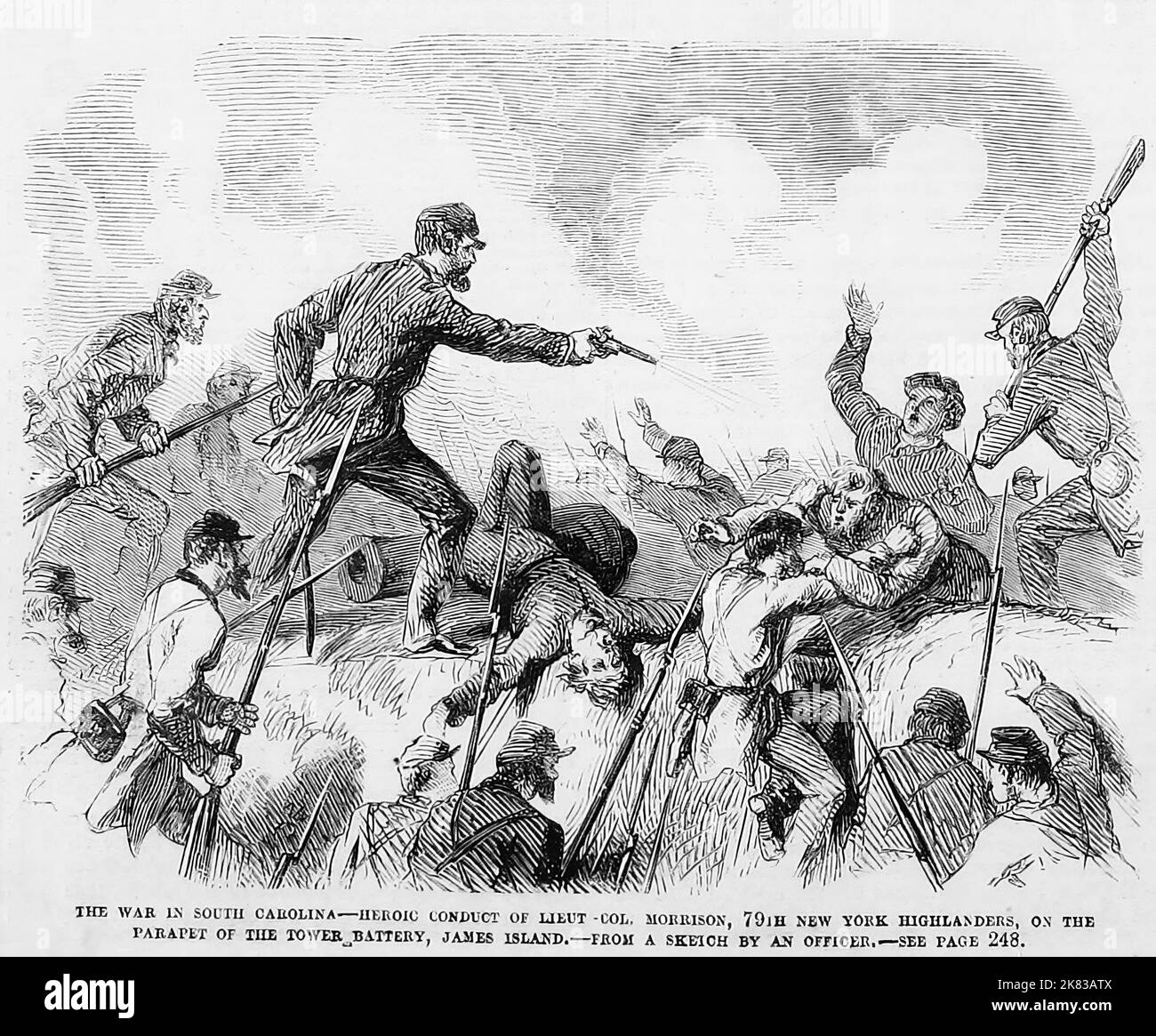 The War in South Carolina - Heroic conduct of Lieutenant Colonel David ...