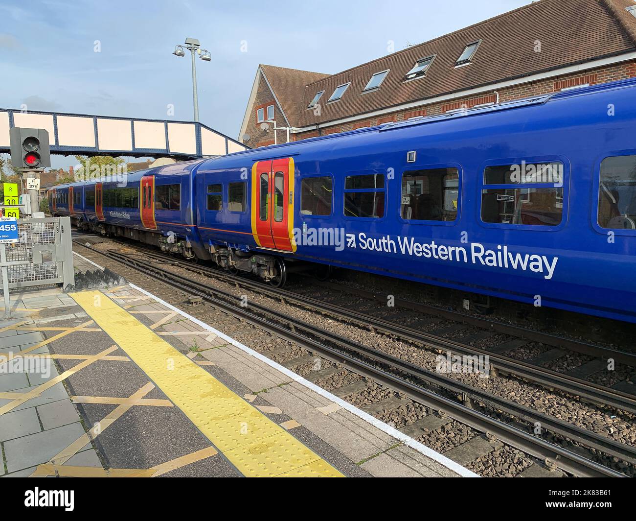 Datchet, Berkshire, UK. 19th October, 2022. A South Western Railway ...