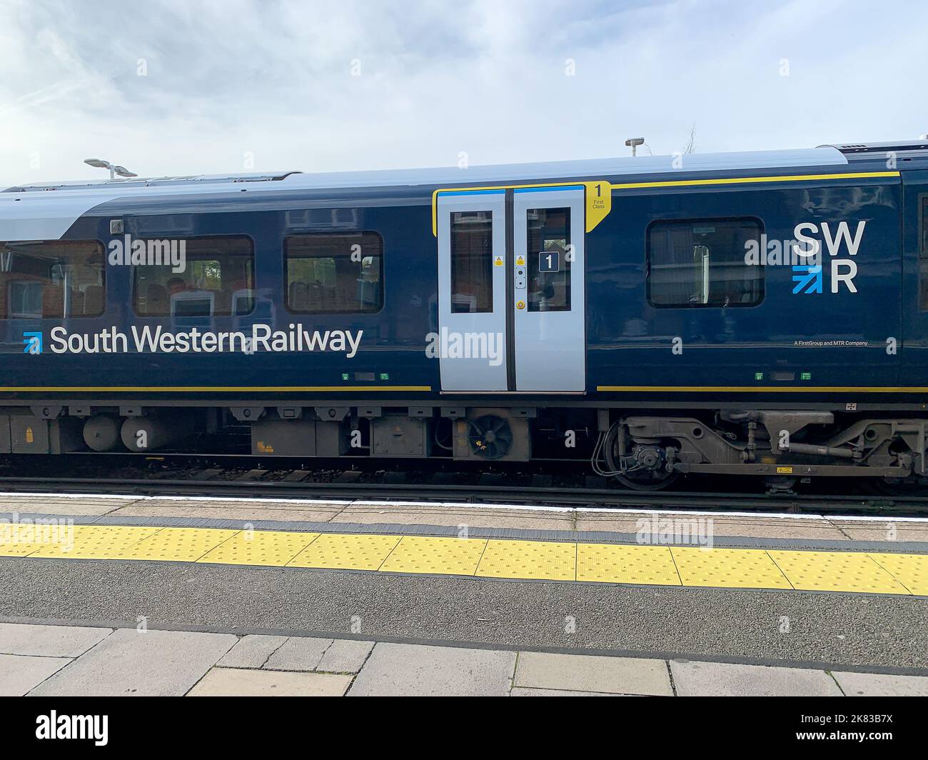 Datchet, Berkshire, UK. 19th October, 2022. A South Western Railway ...